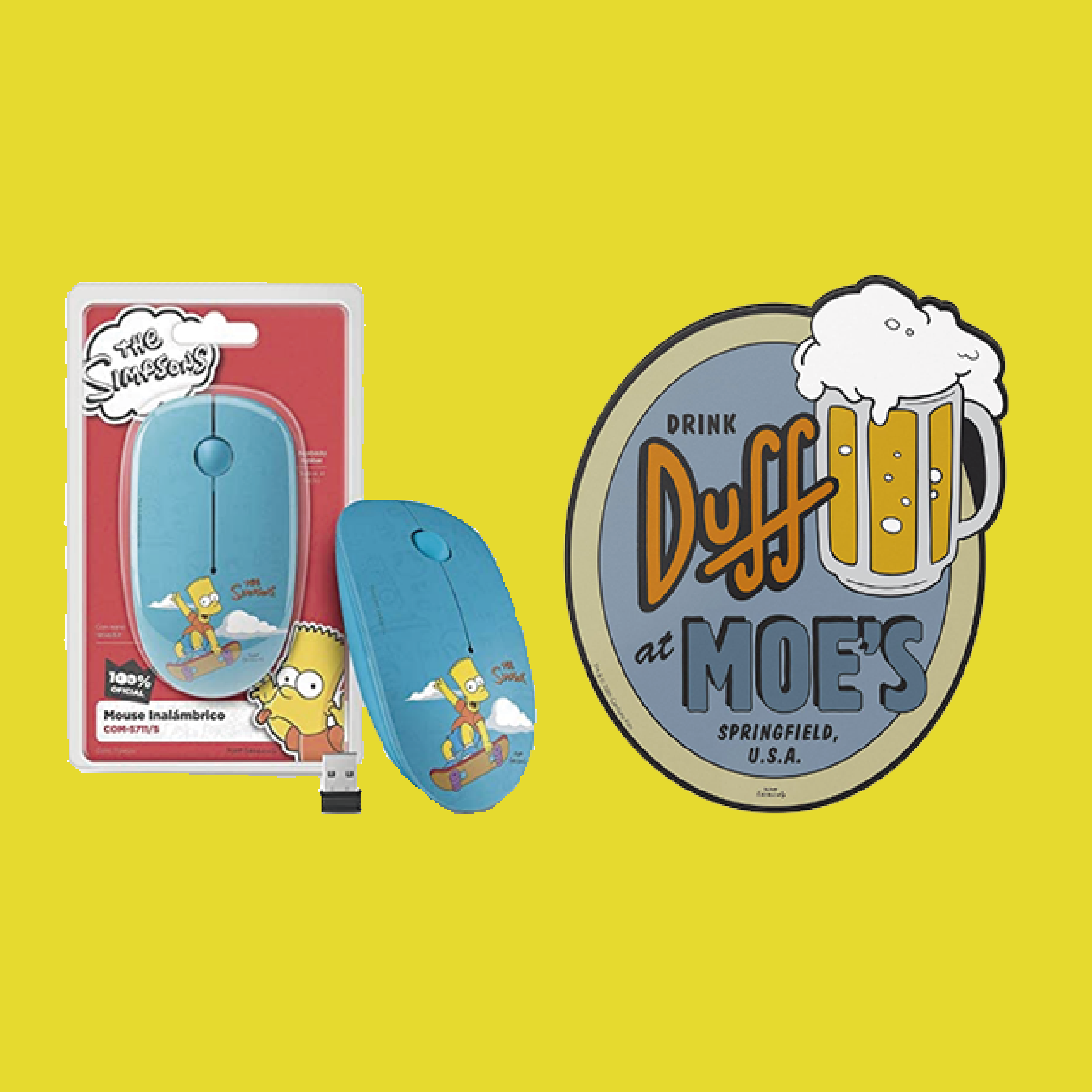 Mouse y Mouse Pad Los Simpson – Ness Guatemala